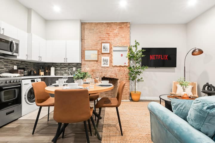 15 Mins To Nyc! | 3br/1ba | 2 Queens + 1 Bunk Bed - Hoboken, NJ