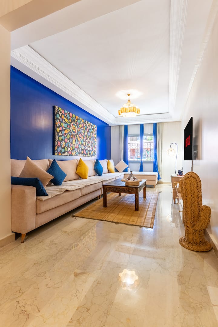 Face Jardin Majorelle·2 Ch·chic&calme·clim·parking - Marrakech