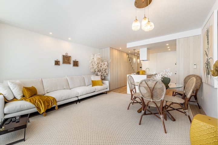 Riverside Duplex à Beira Mar Com Piscina E Varanda - Esposende