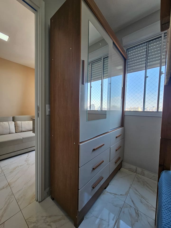 1506 - Métro Brás | Vue sur l'appartement, piscine, 2 chambres - Airbnb