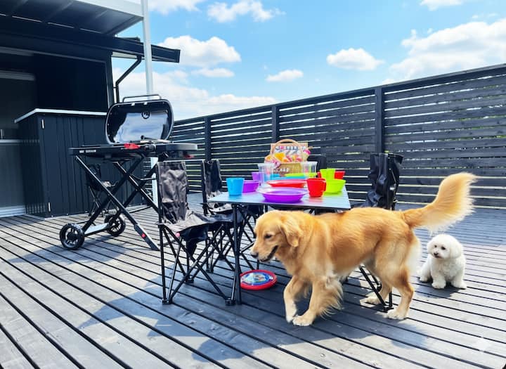 Monthly Ok/pet/bbq/private House/6ppl/parking - 도가네시