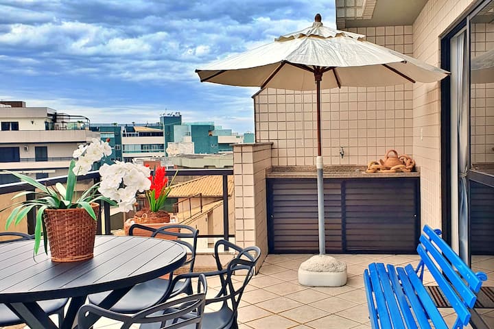 Cobertura Praia Do Forte Com ÁRea Gourmet E A/c - Brazil