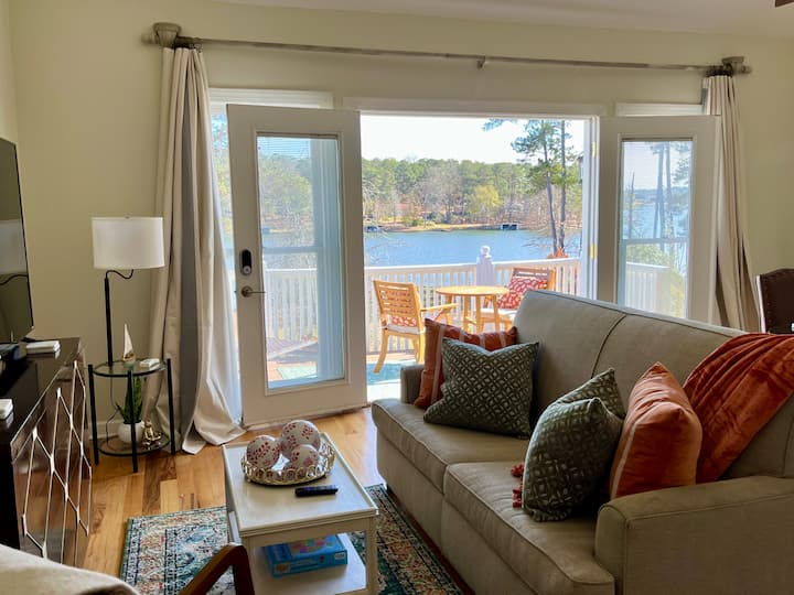 Cozy Lake Loft W/stunning Views Of Lake Tobesofkee - Lake Tobesofkee, Lizella