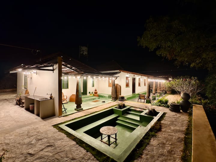 Eesha Farmhouse - Calm Countryside Stay - Tumkur