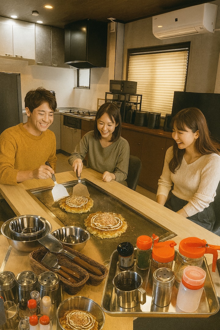 民泊ヒトと木 /貸切檜風呂/鉄板付きダイニングテーブル完備/中心部まで徒歩15分/プライベート空間 - Hiroshima, Japan