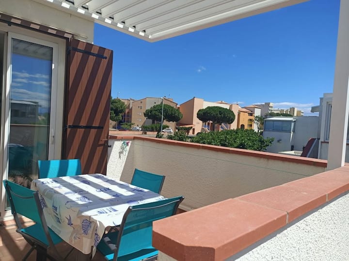 Joli Appartement à 2 Pas De La Plage - Le Barcarès