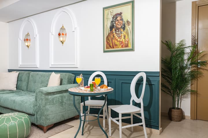 [11 Min] ->Jemaa El-fna | Flex Check-in | King Bed - Marrakech