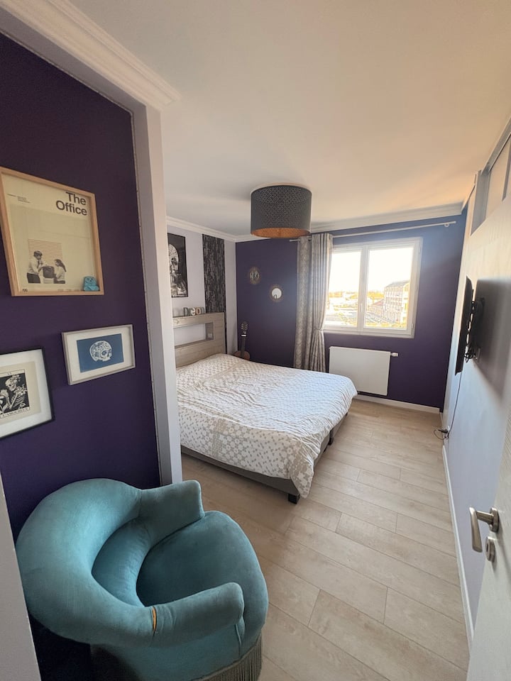 Grande Chambre à Moins De 10 Min Du Centre-ville - Oullins