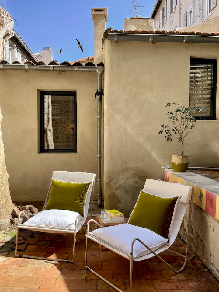 Retraite Urbaine Chic : 2 Suites + Cour Secrète - Marseille