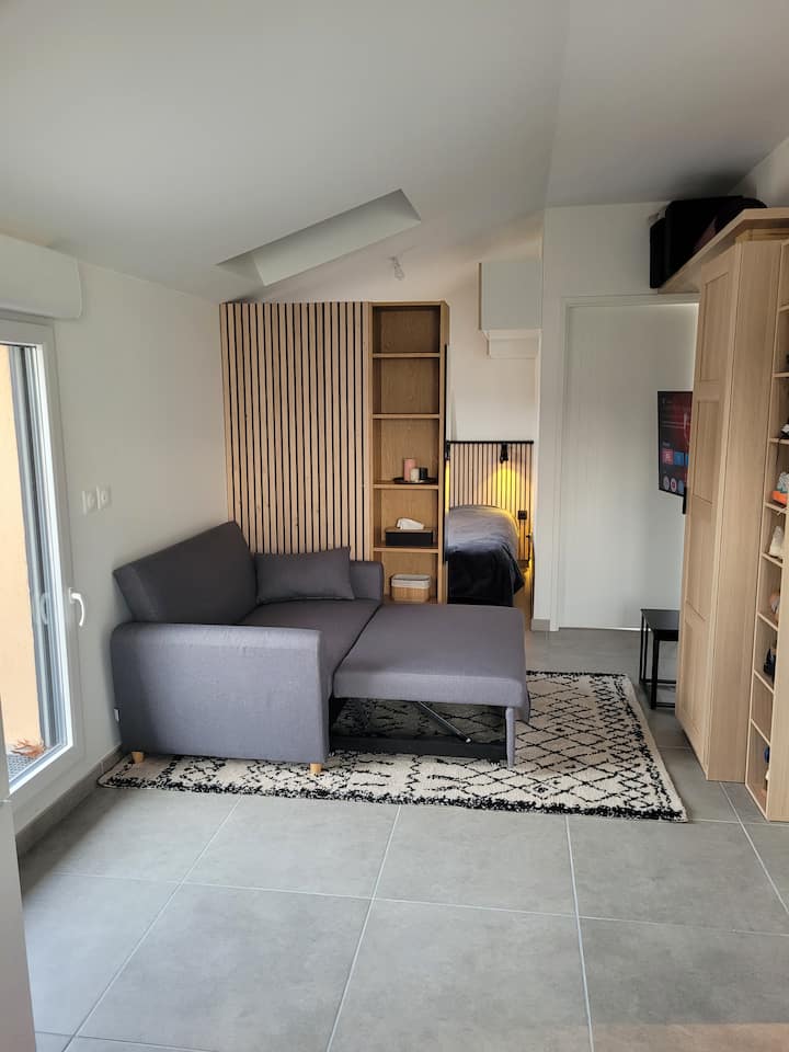 Studio Moderne Avec Terrasse Privative - Dardilly