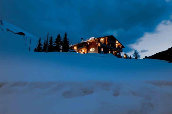 Chalet Alpage Piscine-spa-ski In-out - Manigod