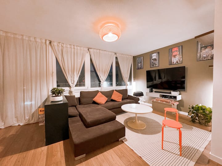 T2 Lumineux à Oullins Avec Balcon, Clim & Parking - Saint-Genis-Laval