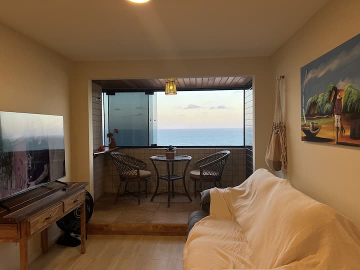 Ocean View Ponta Negra: Pool, Ac, Wifi & 2 Beds - ナタール
