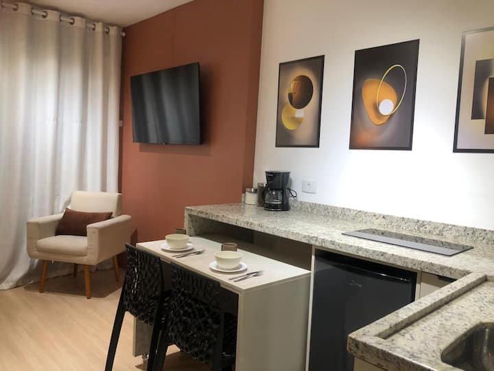 Studio Alto Com Vista Aberta | Centro - Curitiba