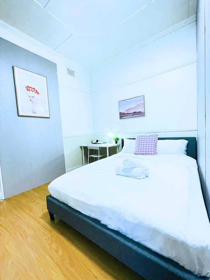 公园旁的优雅双人房 步行8分钟到火车站和超市 - Fairfield