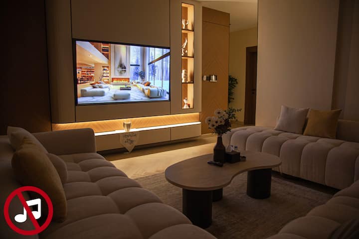 3br & Lounge | Stylish Touch, Smart Entry, 75” Tv - Jeddah