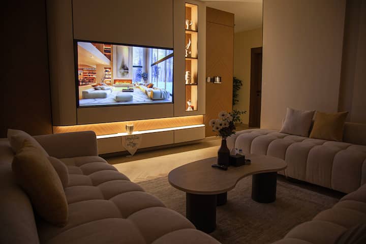 3br & Lounge | Stylish Touch, Smart Entry, 75” Tv - Saudi Arabia