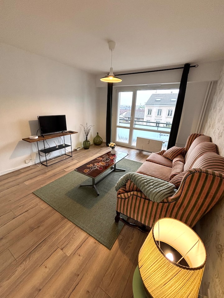 F2 Cosy Proche Gare Centre Ville Parking+balcon - Mulhouse