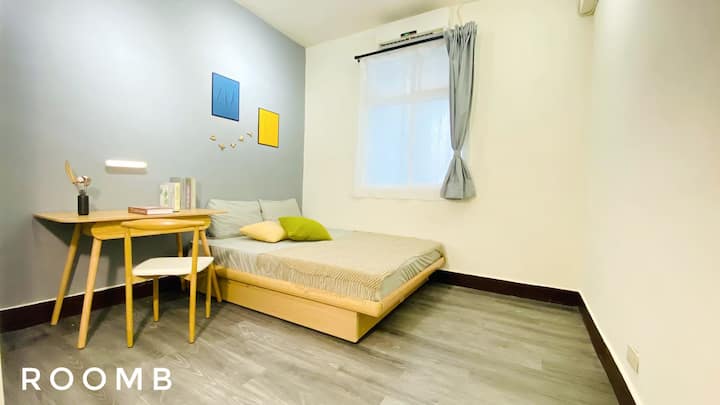 小窩/適合1-2人入住/安靜雙人房/永和靜巷/近永安市場捷運站/外國人聚集地/短租背包客首選 - 新北市