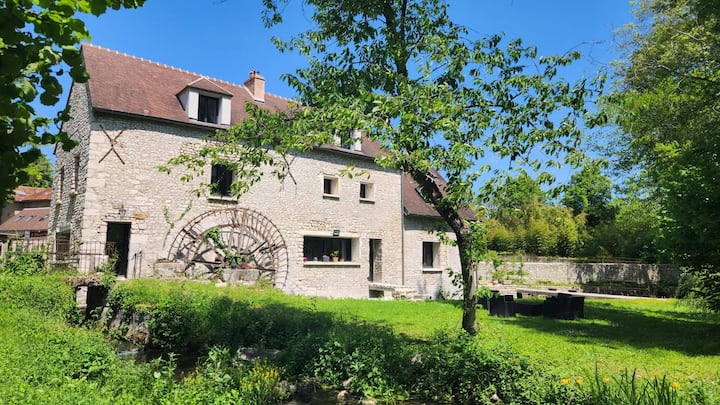 Superbe Moulin - Piscine Toute L'année 1h15 Paris - Souppes-sur-Loing