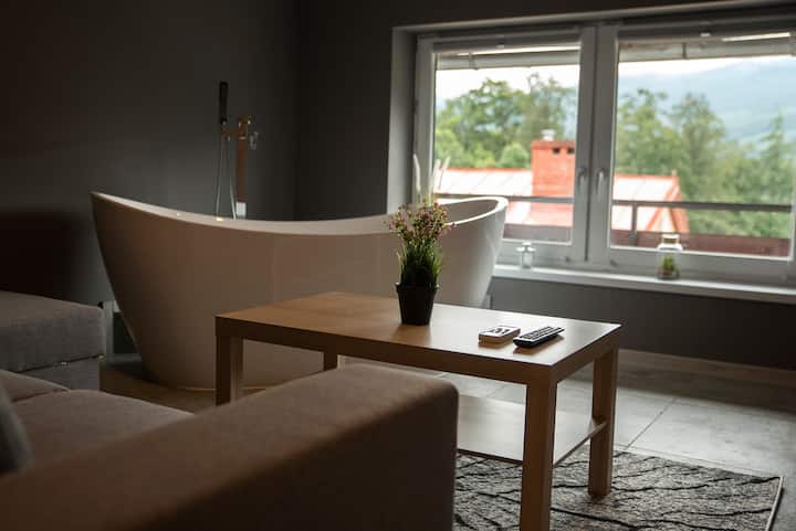 Apartament 9 Z Wanną I Widokiem Na Szrenicę - Harrachov