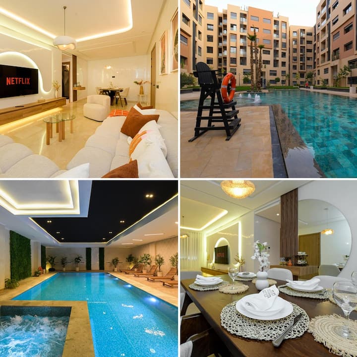 2 Chambres – Confort Moderne & Design éLégant - Marrakech