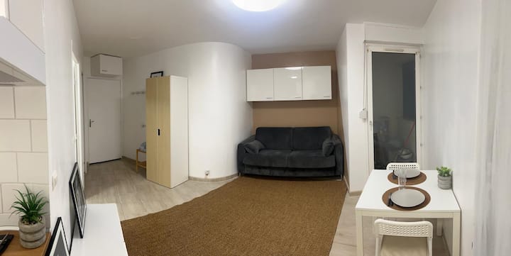 Studio Cosy & Calme, Proche Rer A - Champs-sur-Marne