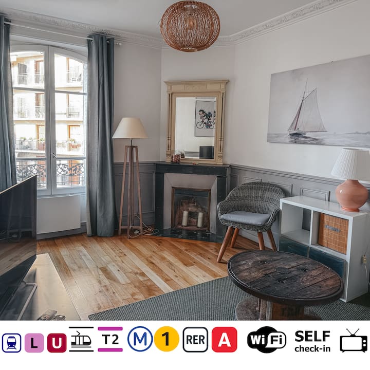 Grand Appart à 1min De Transport Proche La Défense - ibis Styles Puteaux Paris La Defense