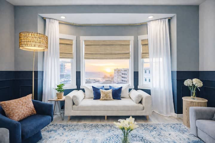 1 Block To Beach• Ocean View Loft •Sauna + Arcade - Atlantic City