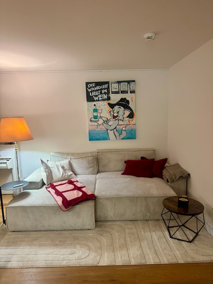 Modern 3 Room Flat With Open Kitchen & Living Room - Munich