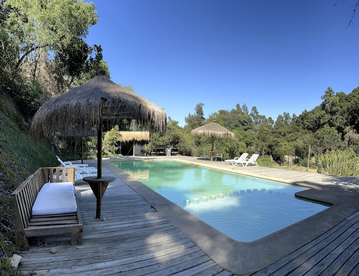 Acogedora Cabaña A 15 Min Del Mar, Y Pasos Del Rio - Constitución