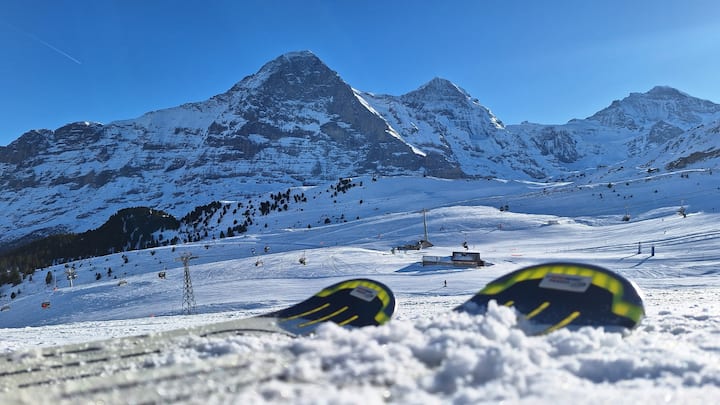 Grosszügige 3.5 Zimmer Nahe Bergbahn Mit Aussicht - Grindelwald
