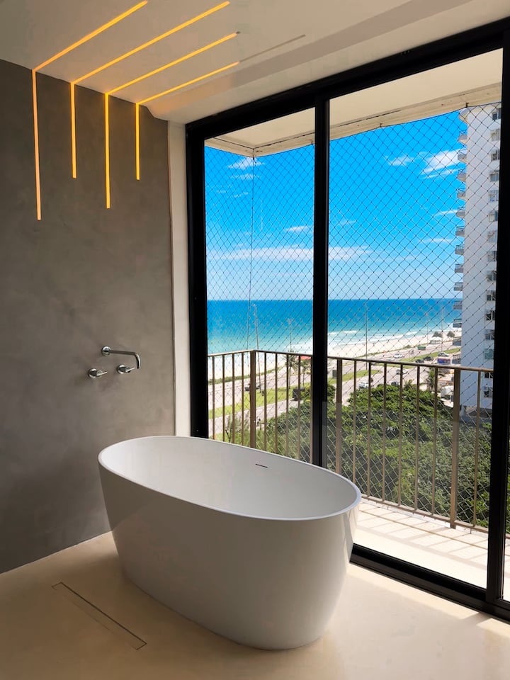 Sea-view Spa Bath  Beachfront Barra  Cinema Wall - 裡約熱內盧