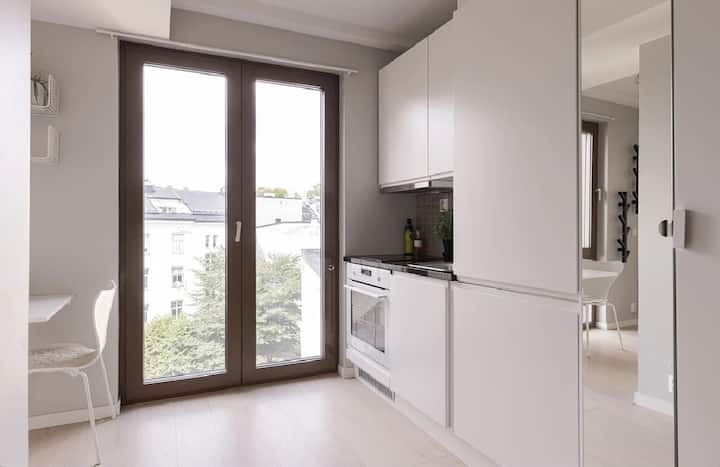 Quiet Studio In Oslo Center | Queen Bed & Rooftop - Oslo