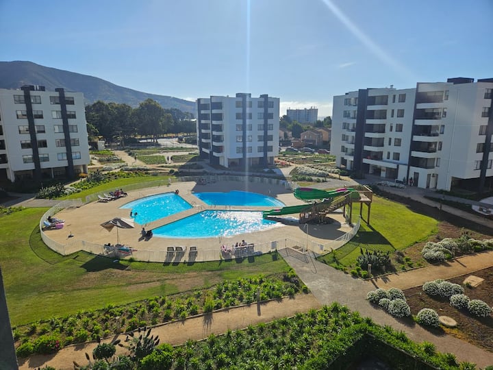 Precioso Depto, 2d, 1 Baño, A 400 Mts De La Playa. - Papudo