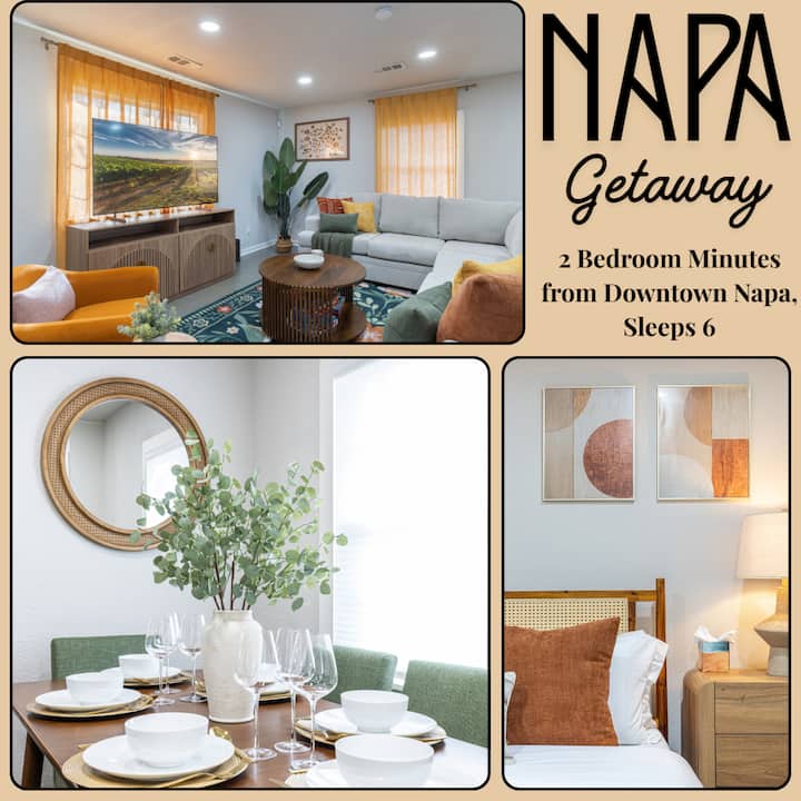 Cozy Vintage Napa Home-sleeps 6 - Napa, CA