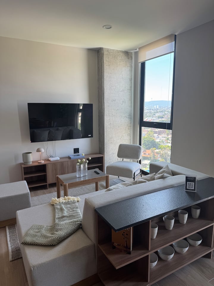 Depto. Piso 12 Precioso En Chapalita + Parking - Guadalajara