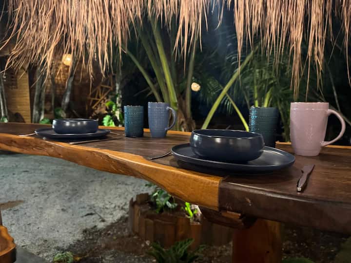 Edmundo's Cabaña Con Vista A La Laguna - Bacalar