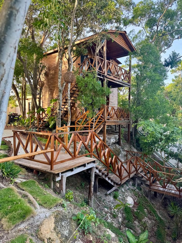 Edmundo's Cabaña Con Vista A La Laguna - Bacalar