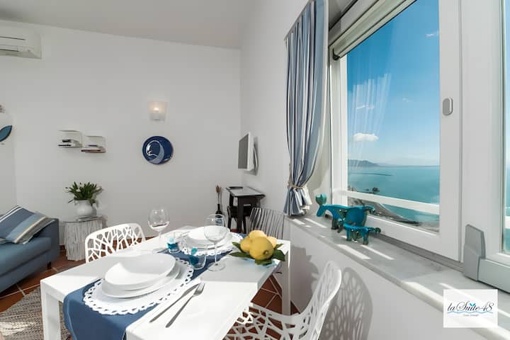Private Terrace Sea View Parking - La Suite 48 - Erchie