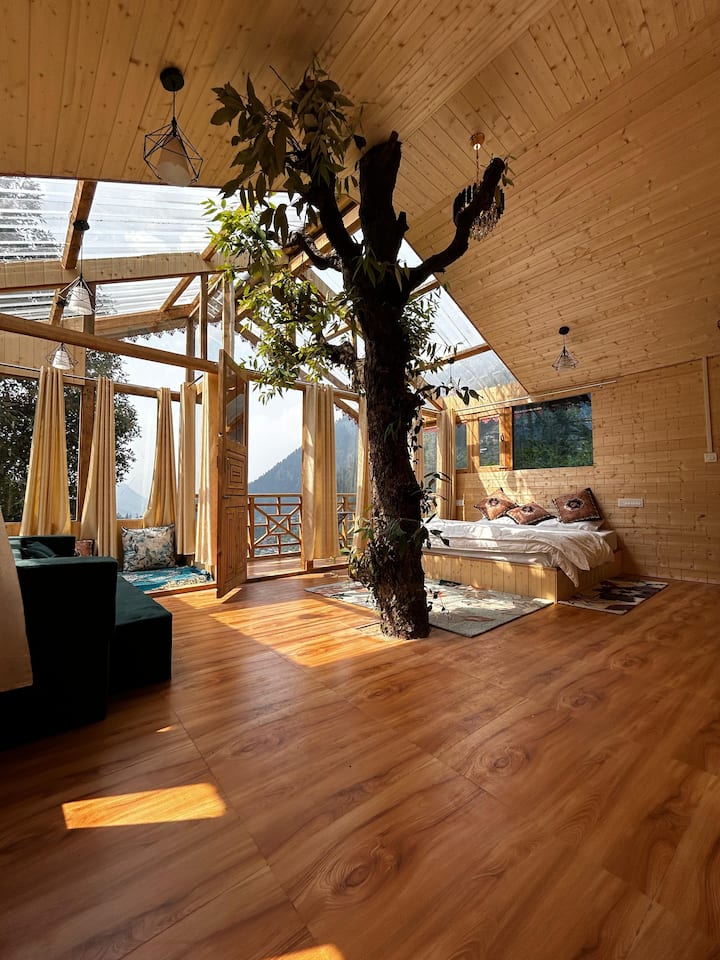 Jibhi Nest Treehouse : Luxury Valley Panormas - Jibhi
