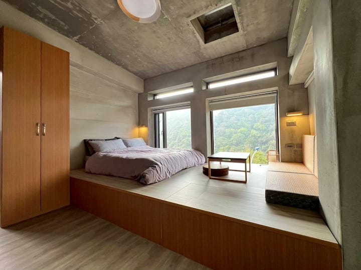 樹墅 The Tree Bnb ( 10-14人 杉林溪包棟民宿) - 주산 진