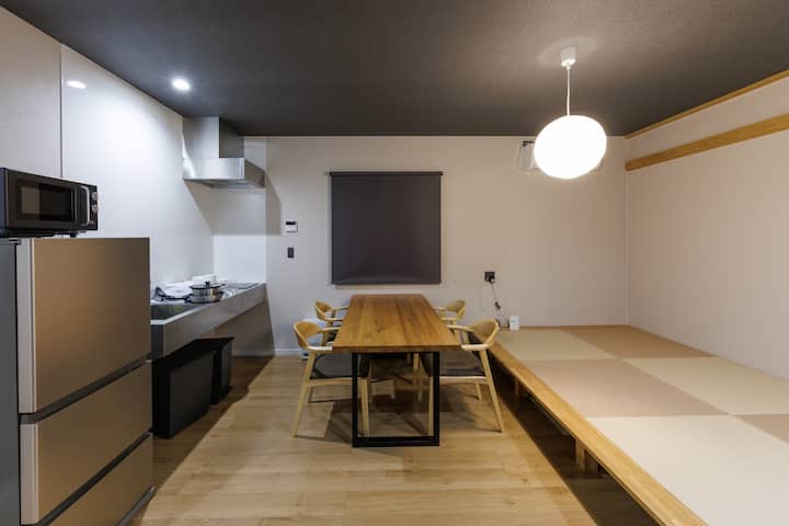 64㎡広々メゾネット2ldk/富良野スキー場まで徒歩8分/清掃費無料/敷地内無料駐車場 - Furano