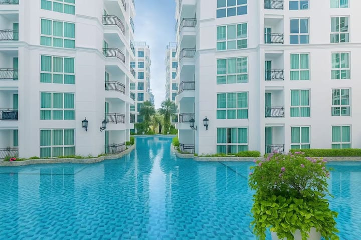 水系公寓 市中心 免费健身房 泳池 Pattaya Olympus - Pattaya