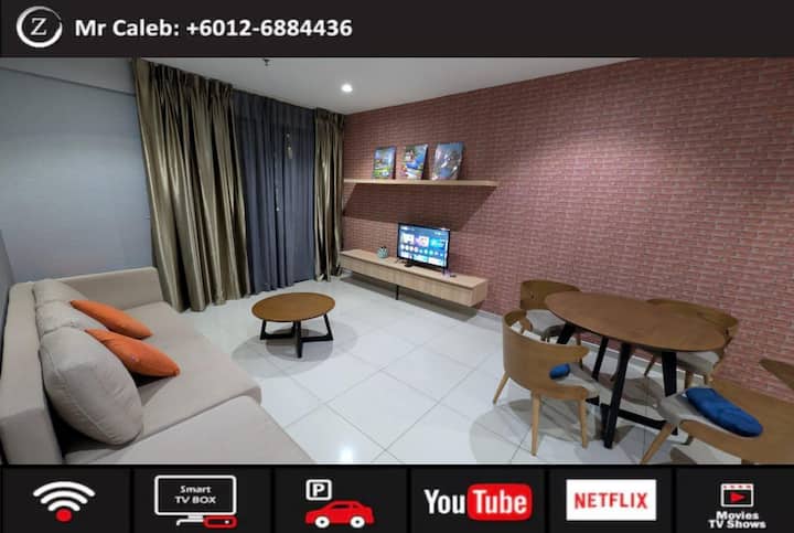 I-city【casa Solomon】⁕wifi/netflix/parking⁕ 7pax - Shah Alam