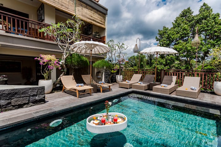 King Rooms With Nature Surroundings In Tegallalang - Indonésie