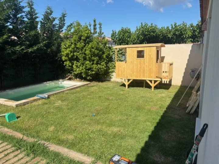 La Maison Du Patio - Cocon Familial Et Slow Life - Autignac