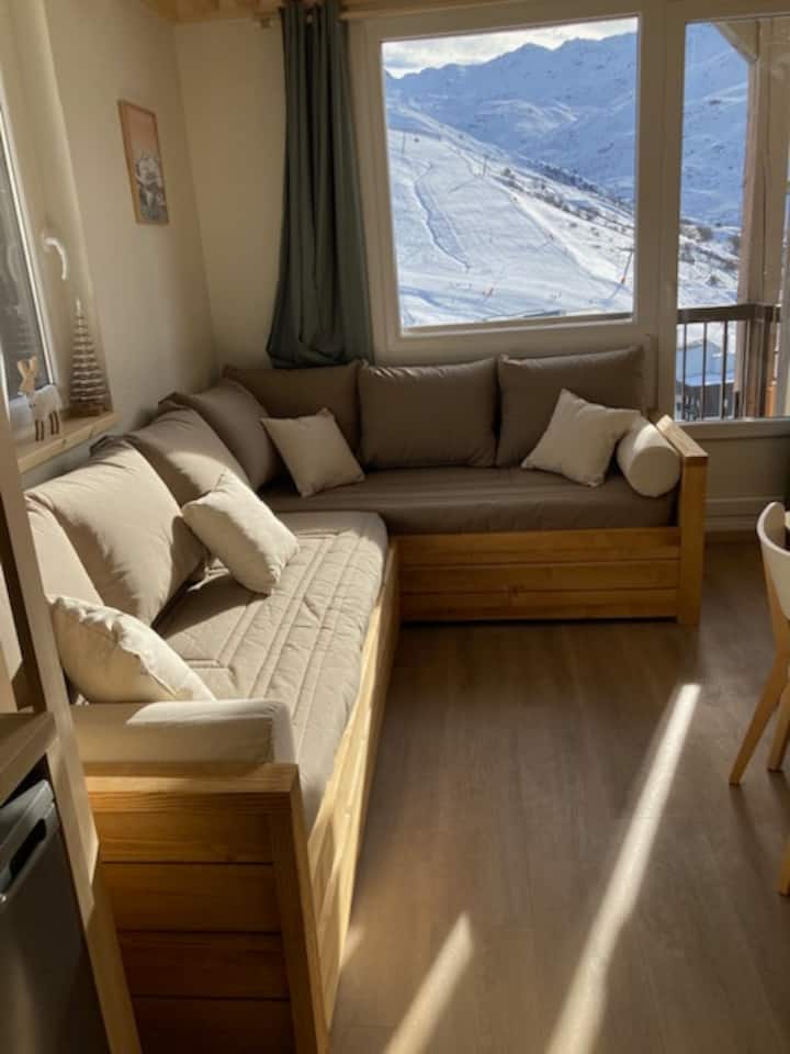 T2 Juste Renové Menuires Median Classé 2* 3flocons - Saint-Martin-de-Belleville