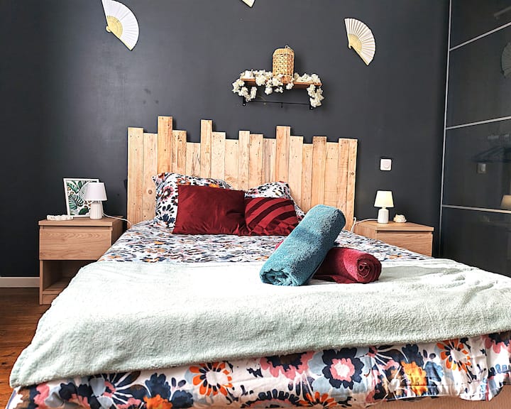 Cosy Vénus - T3 - Balcon & Stationnement Gratuit - ibis Budget Pau Est