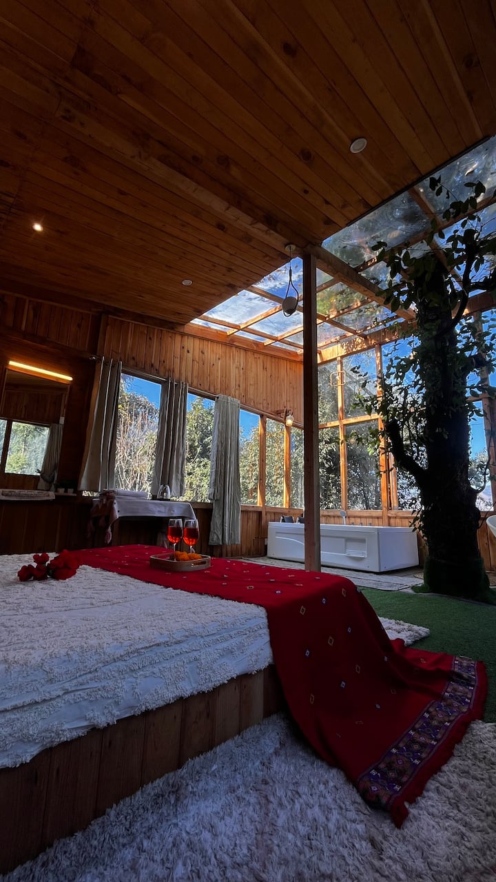 Wanderlust Jaccuzi Treehouse /Wanderlust Stays - Jibhi